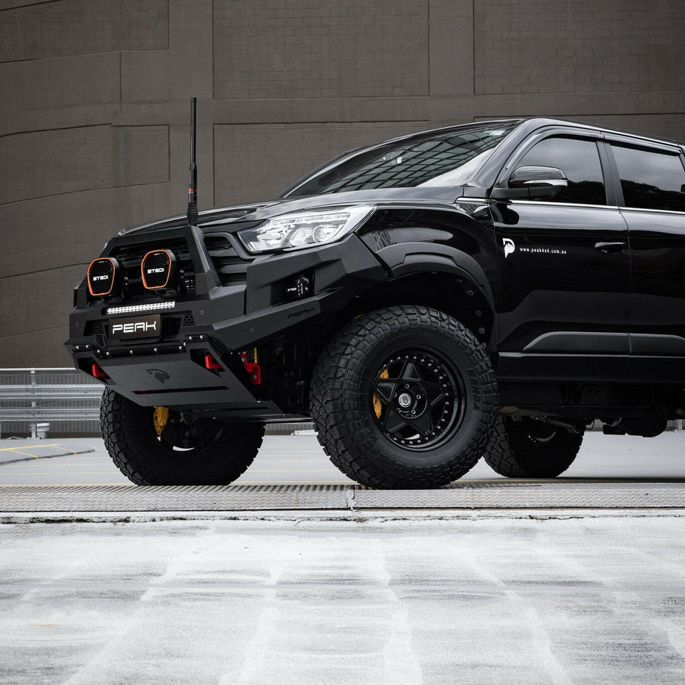 PEAK M1 NightHawk Steel Bull Bar For KGM SsangYong Musso (Single Loop ...