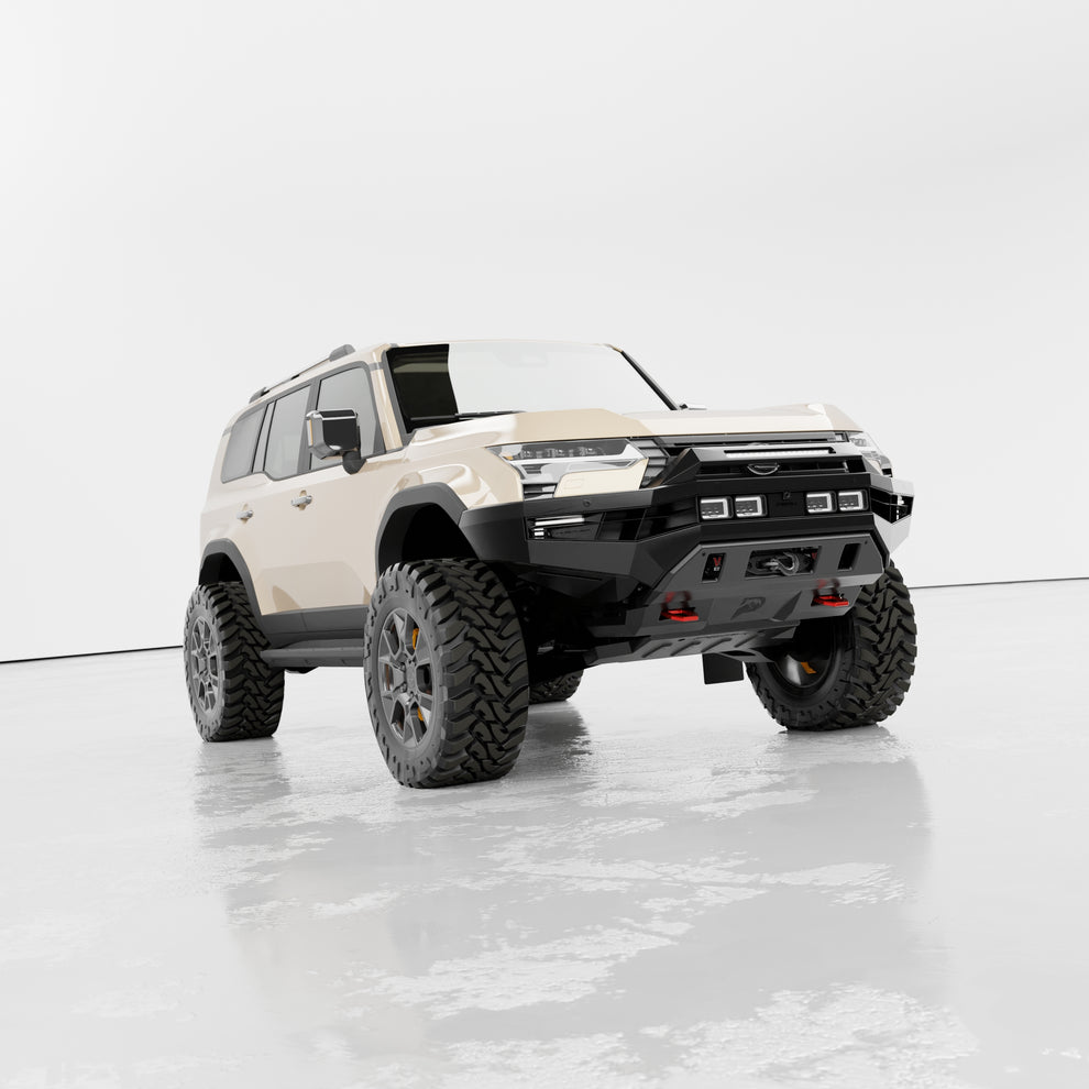 PEAK GX1 Hustler Bull Bar for Lexus GX550 | Dakar - Light Bar Edition ...