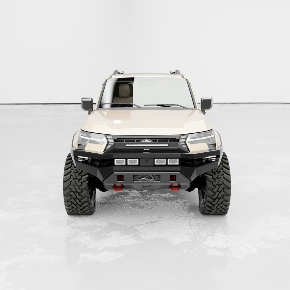 PEAK GX1 Hustler Bull Bar for Lexus GX550 | Dakar - Light Bar Edition ...