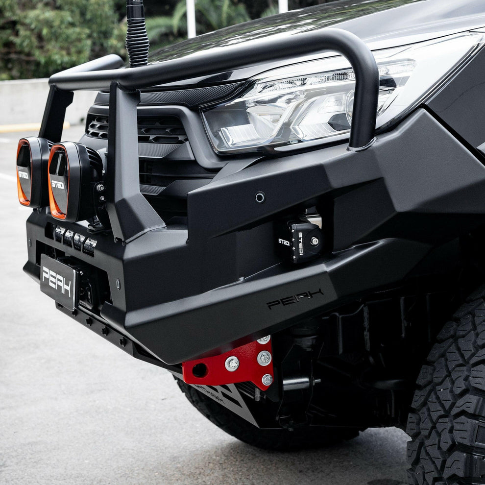 PEAK M1 NightHawk Steel Bull Bar For KGM SsangYong Musso (Triple Loop ...