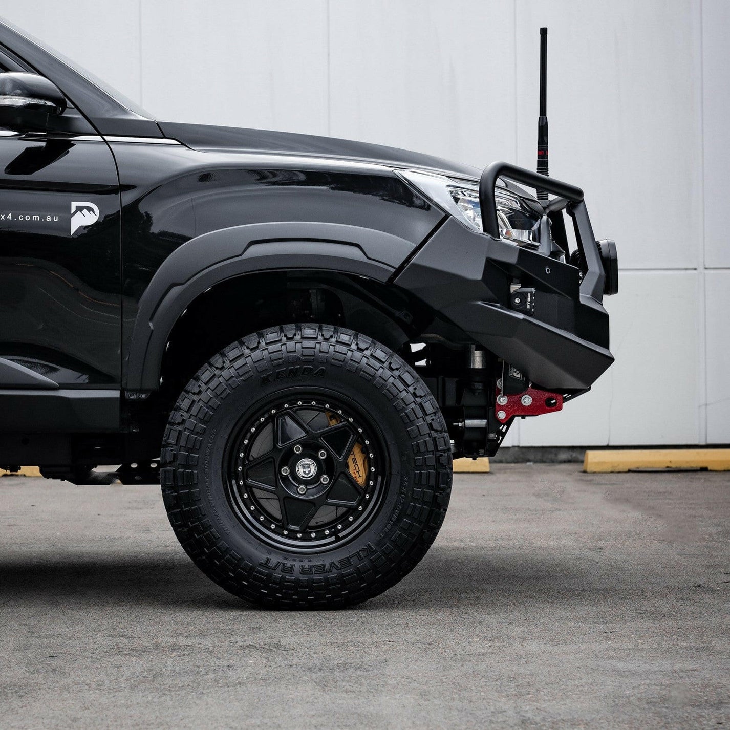 PEAK M1 NightHawk Steel Bull Bar For KGM SsangYong Musso (Triple Loop ...