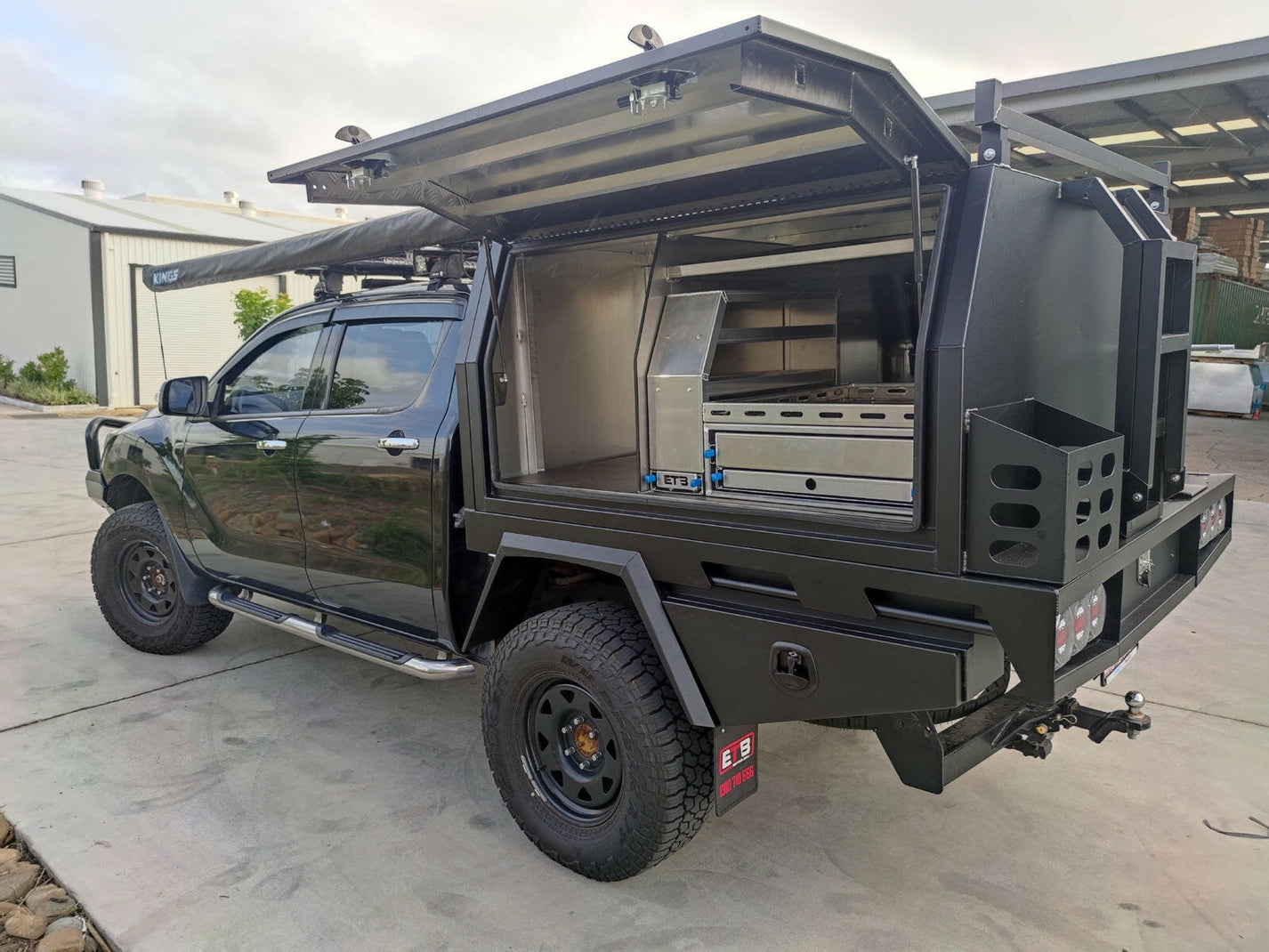 Aluminum Ute Tray & Canopy Package W1 – PEAK 4x4